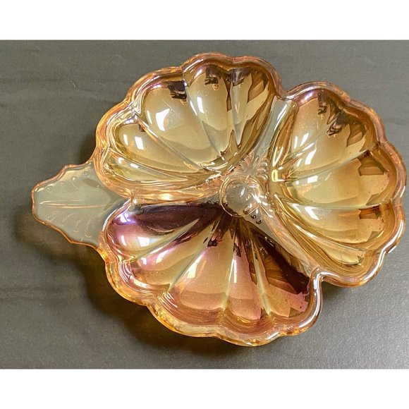 Kitchen | Vintage Carnival Glass Candy Dish | Poshmark